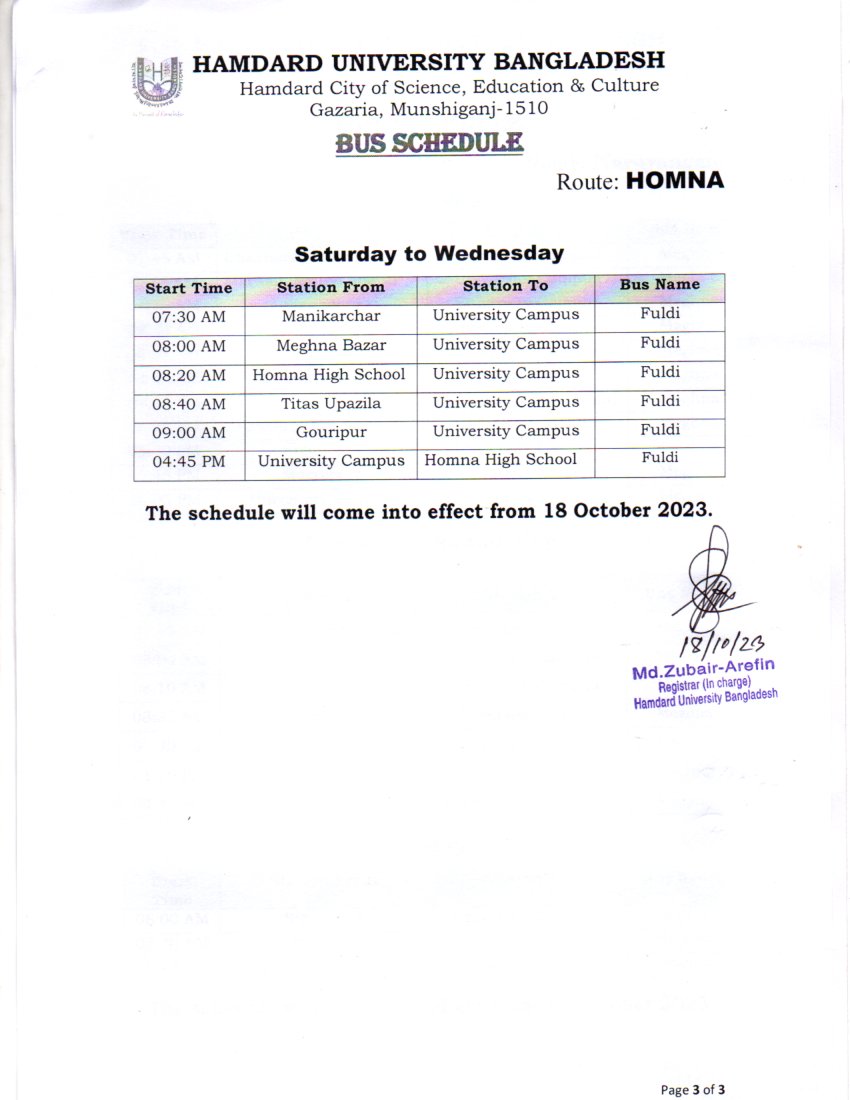 Hamdard University Bangladesh